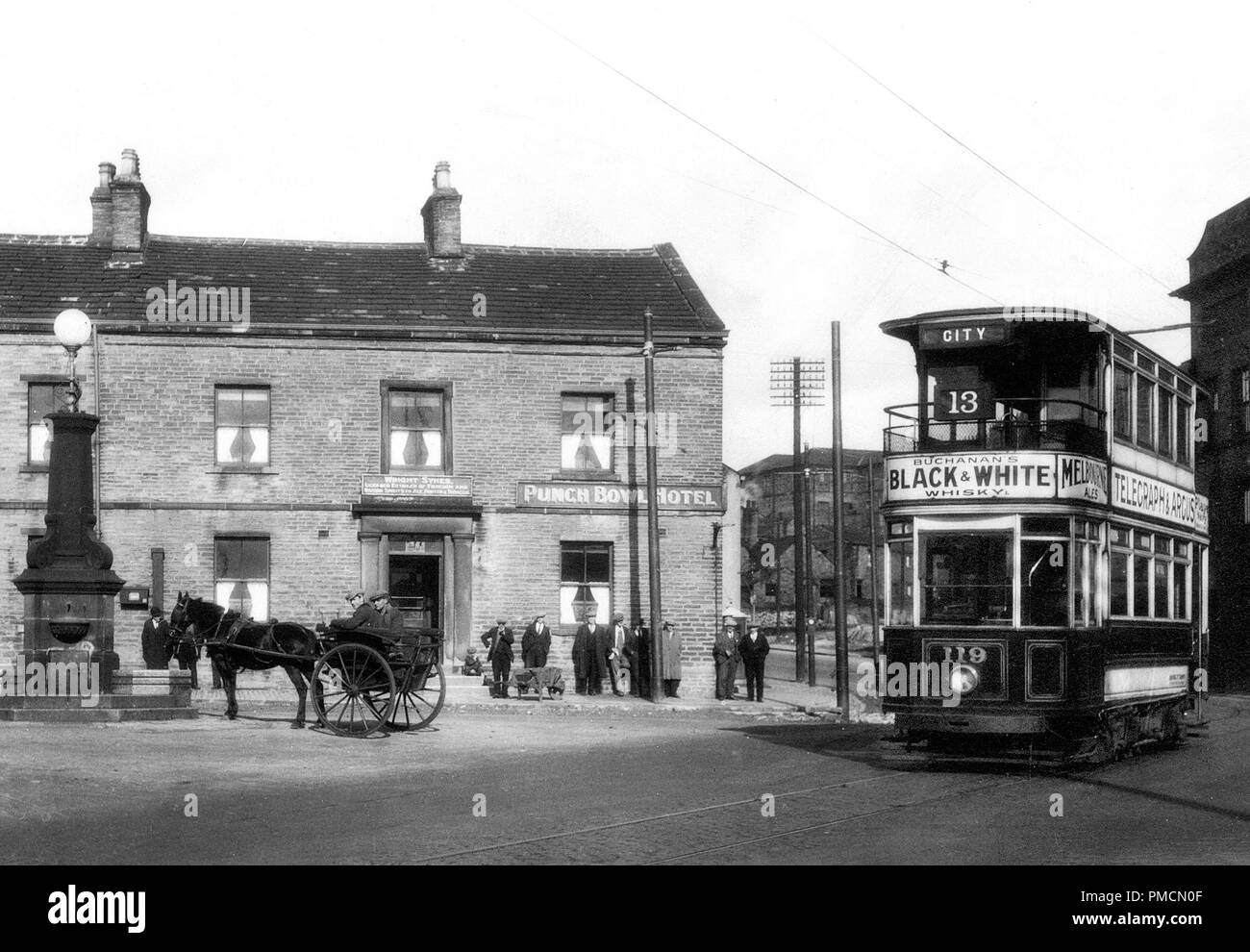 Bailiff Bridge, Brighouse, early 1900s Stock Photo - Alamy
