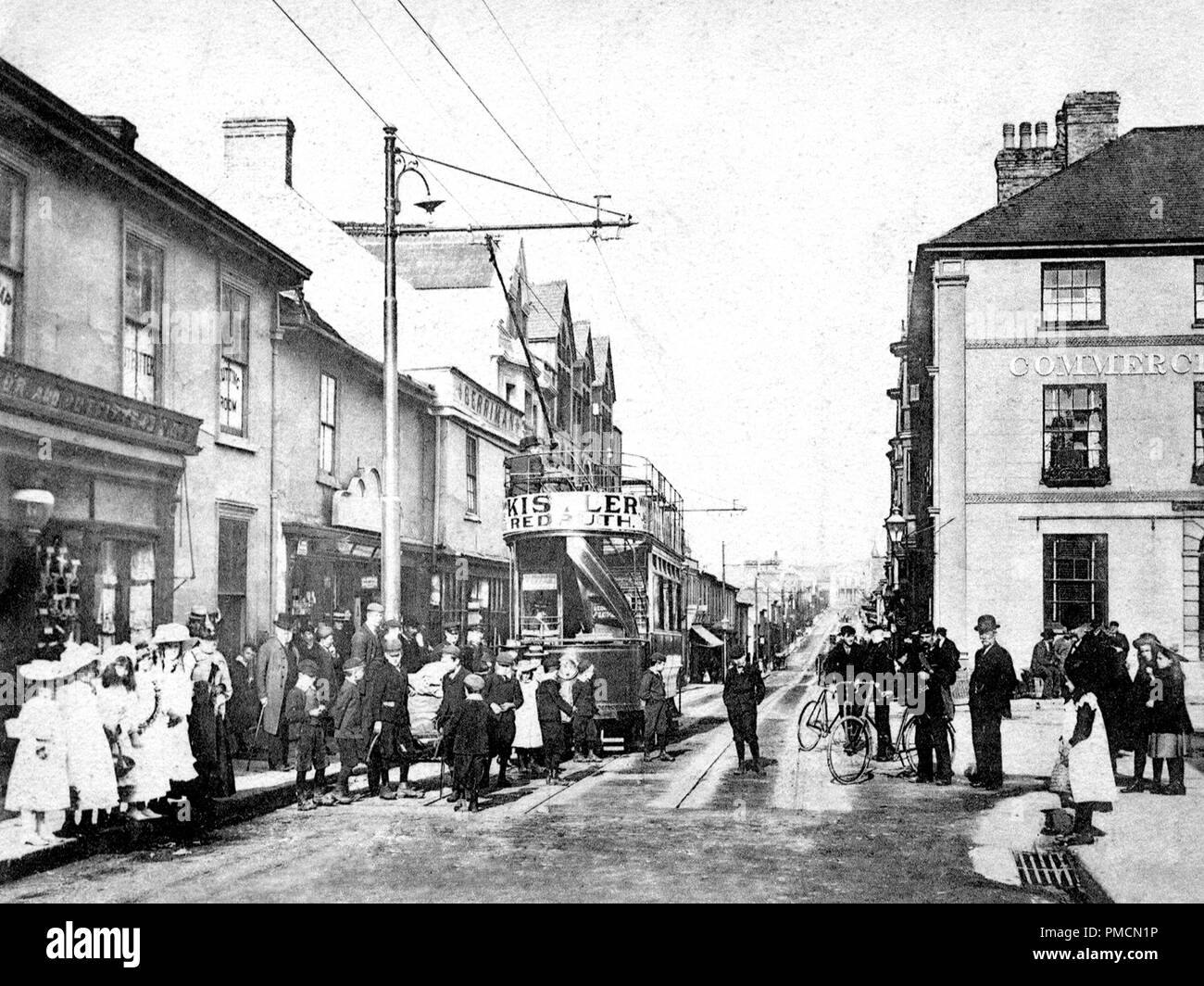 Trelowarren Street, Camborne, early 1900s Stock Photo - Alamy