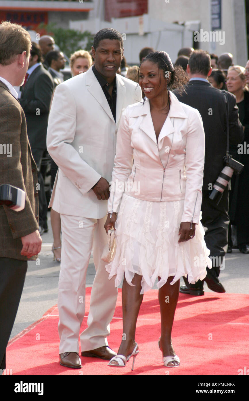 "Man on Fire" Premiere 4-18-2004 Denzel Washington and wife Pauletta ...
