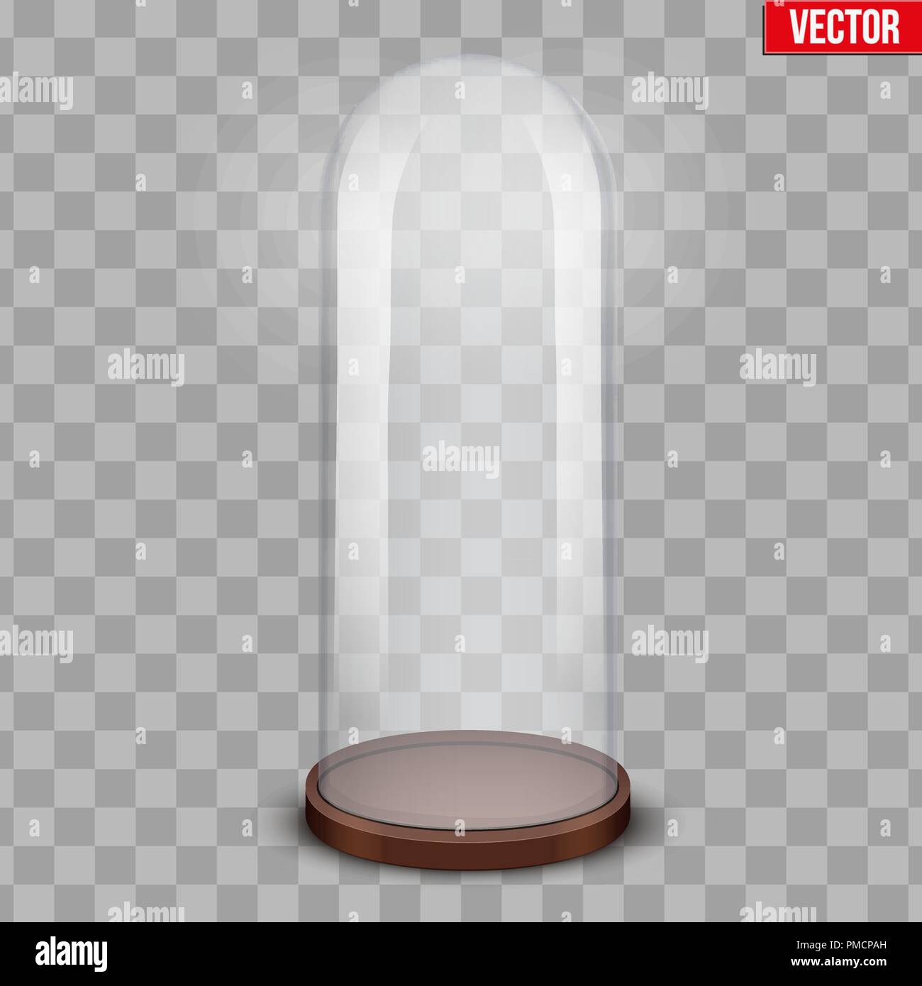 Glass dome on transparent background Stock Vector Image & Art - Alamy
