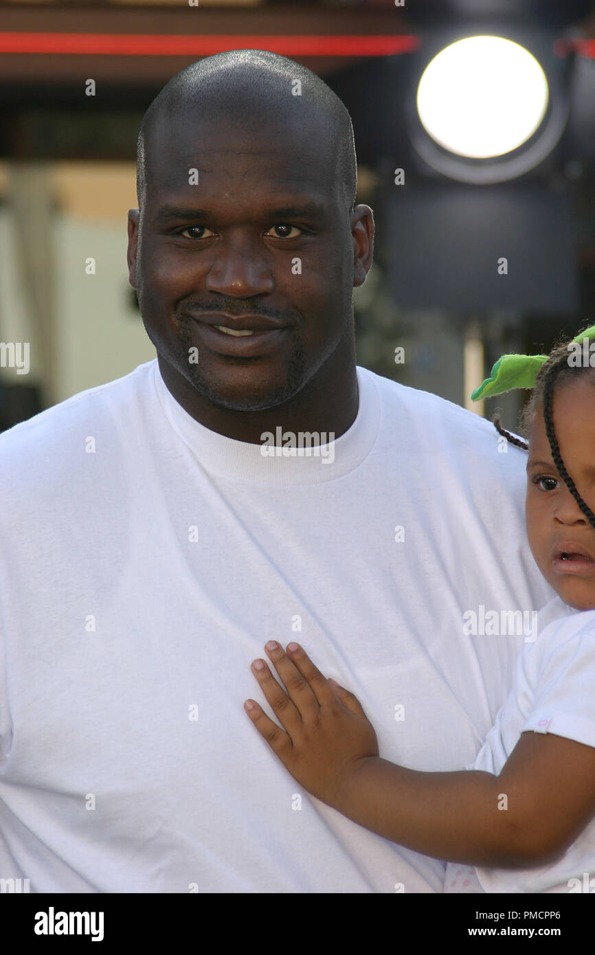 "Shrek 2" Premiere 5/08/2004 Shaquille O'Neal and daughter Photo by ...
