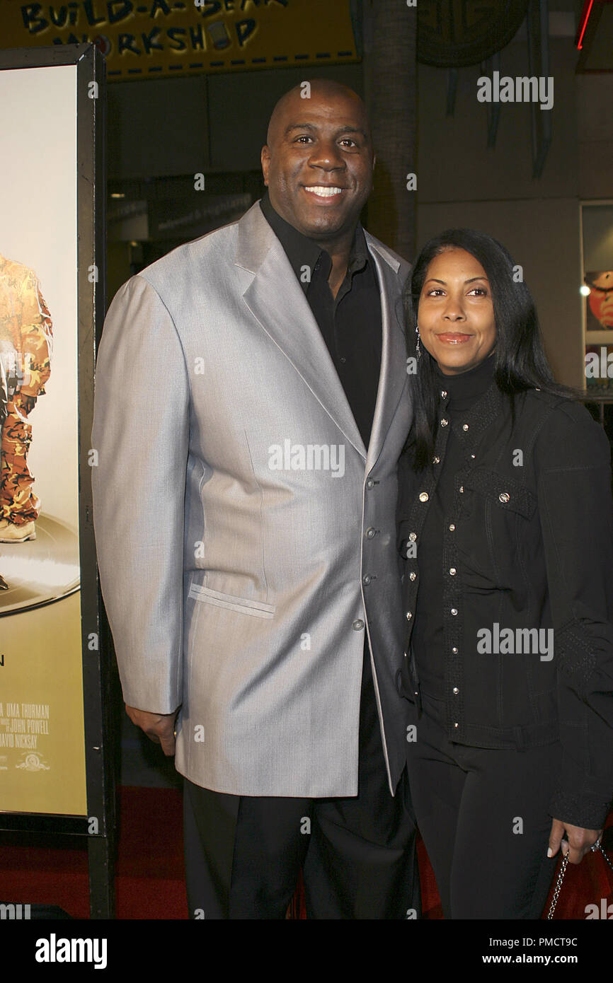 "Be Cool" Premiere Magic Johnson, Earleatha Kelly 2-14-2005 Photo by ...