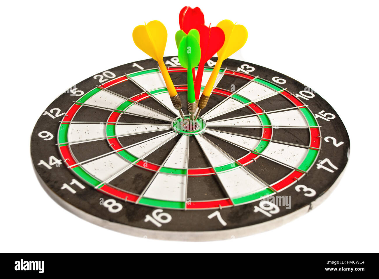 dart isolated on white background Stock Photo - Alamy