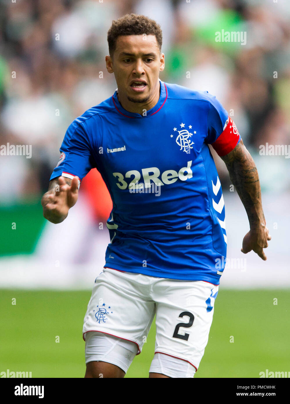 Rangers James Tavernier during the Ladbrokes Scottish Premiership match ...