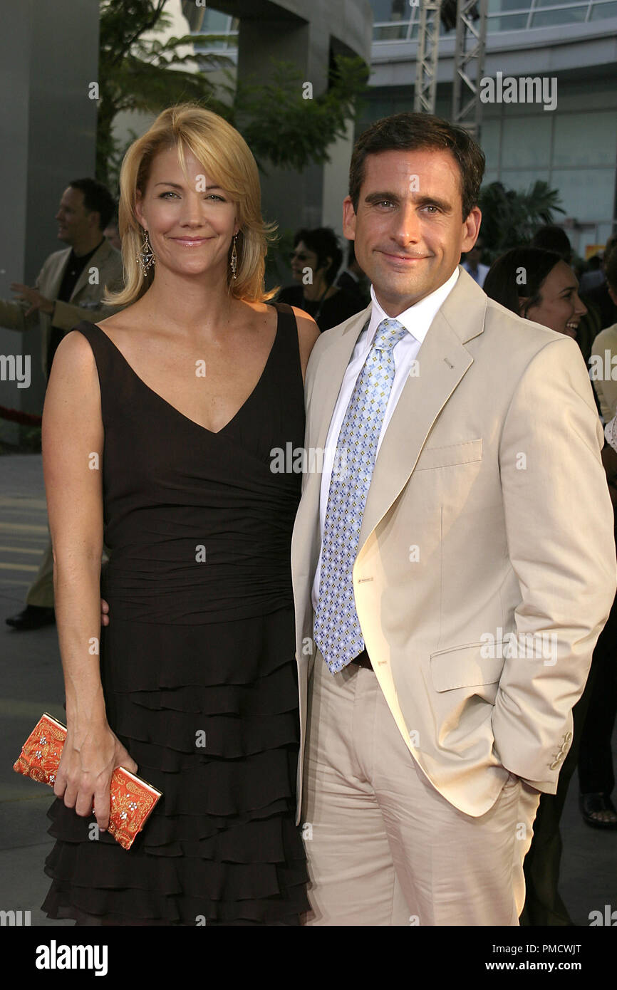 "The 40 Year-Old Virgin" (Premiere) Nancy Walls and Steve Carell 08-11 ...