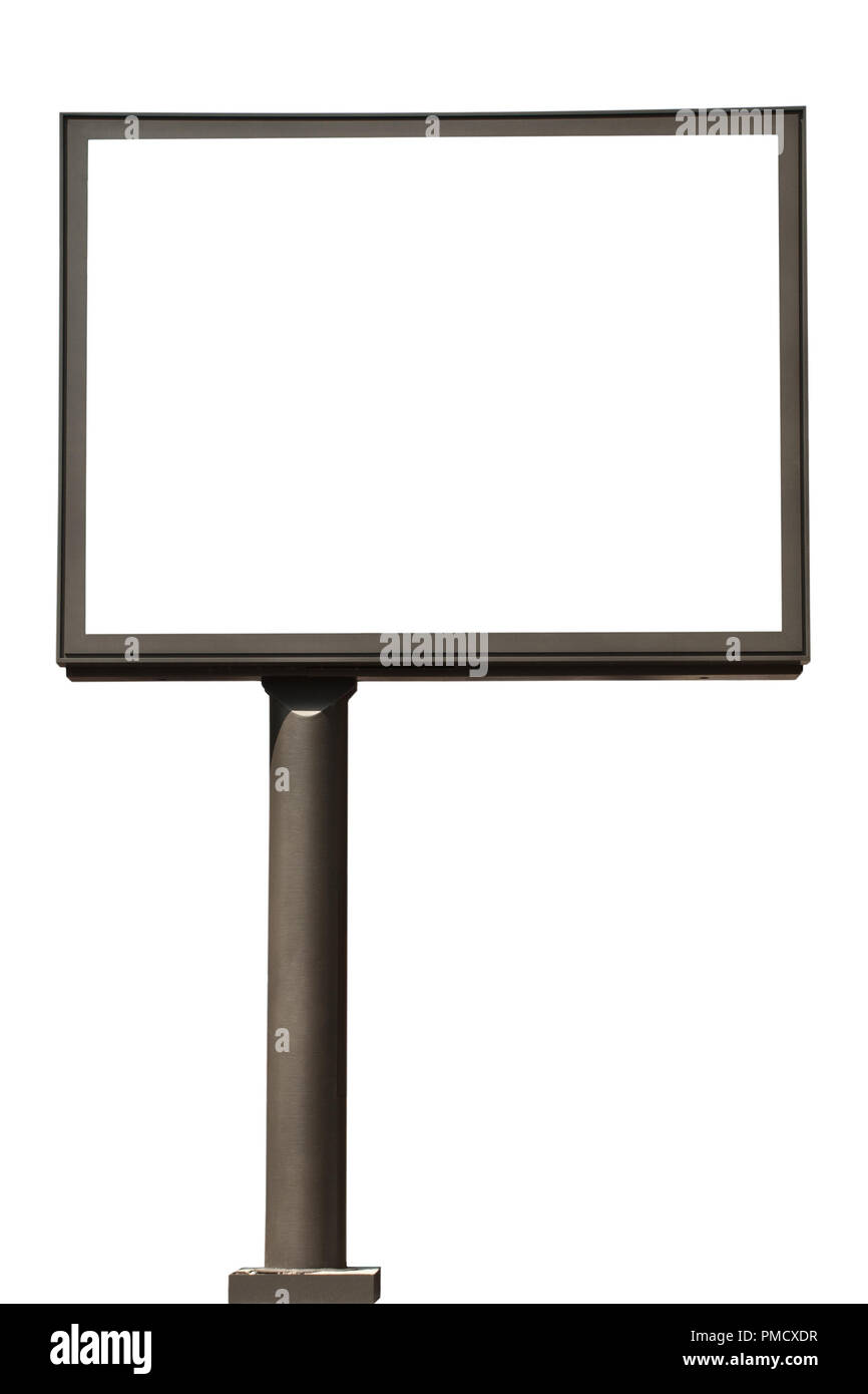Empty billboard sign Cut Out Stock Images & Pictures - Alamy