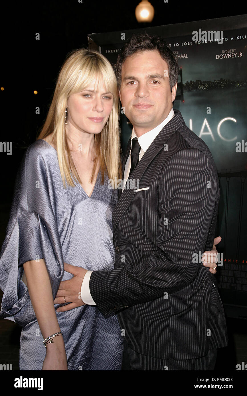 "Zodiac" (Premiere) Sunrise Coigney, Mark Ruffalo 3-1-2007 / Paramount ...