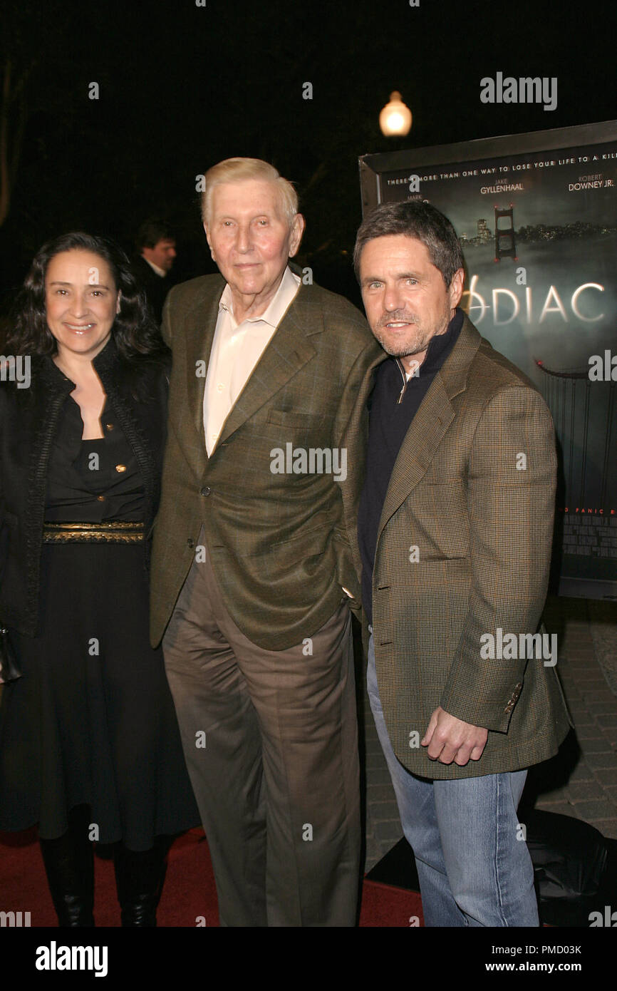 Zodiac (Premiere) Paula Redstone, Sumner Redstone, Brad Grey 3-1-2007 ...