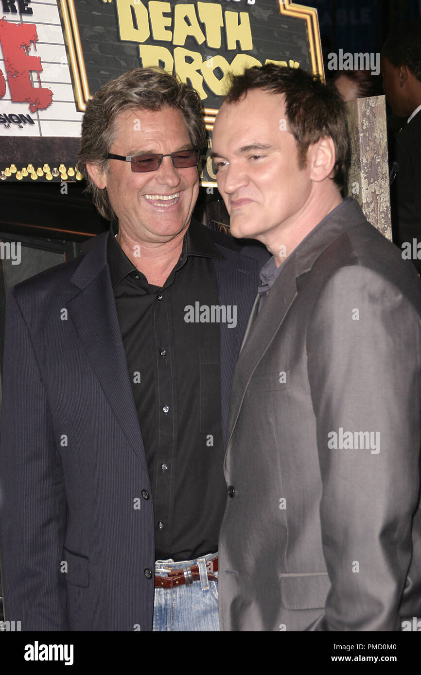 Kurt russell quentin tarantino grindhouse hi-res stock photography and ...