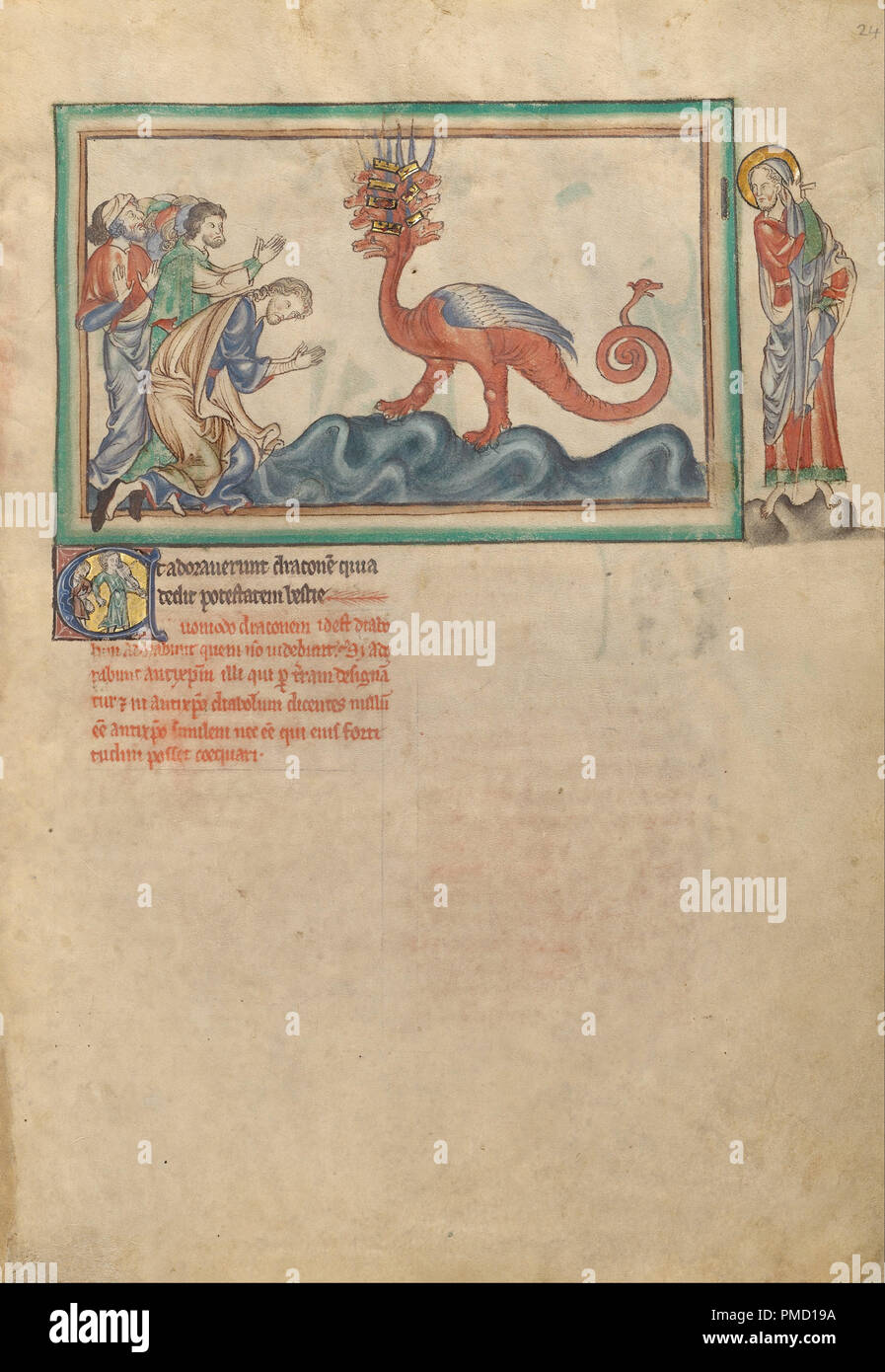 The Adoration of the Beast. Date/Period: Ca. 1255 - 1260. Folio ...