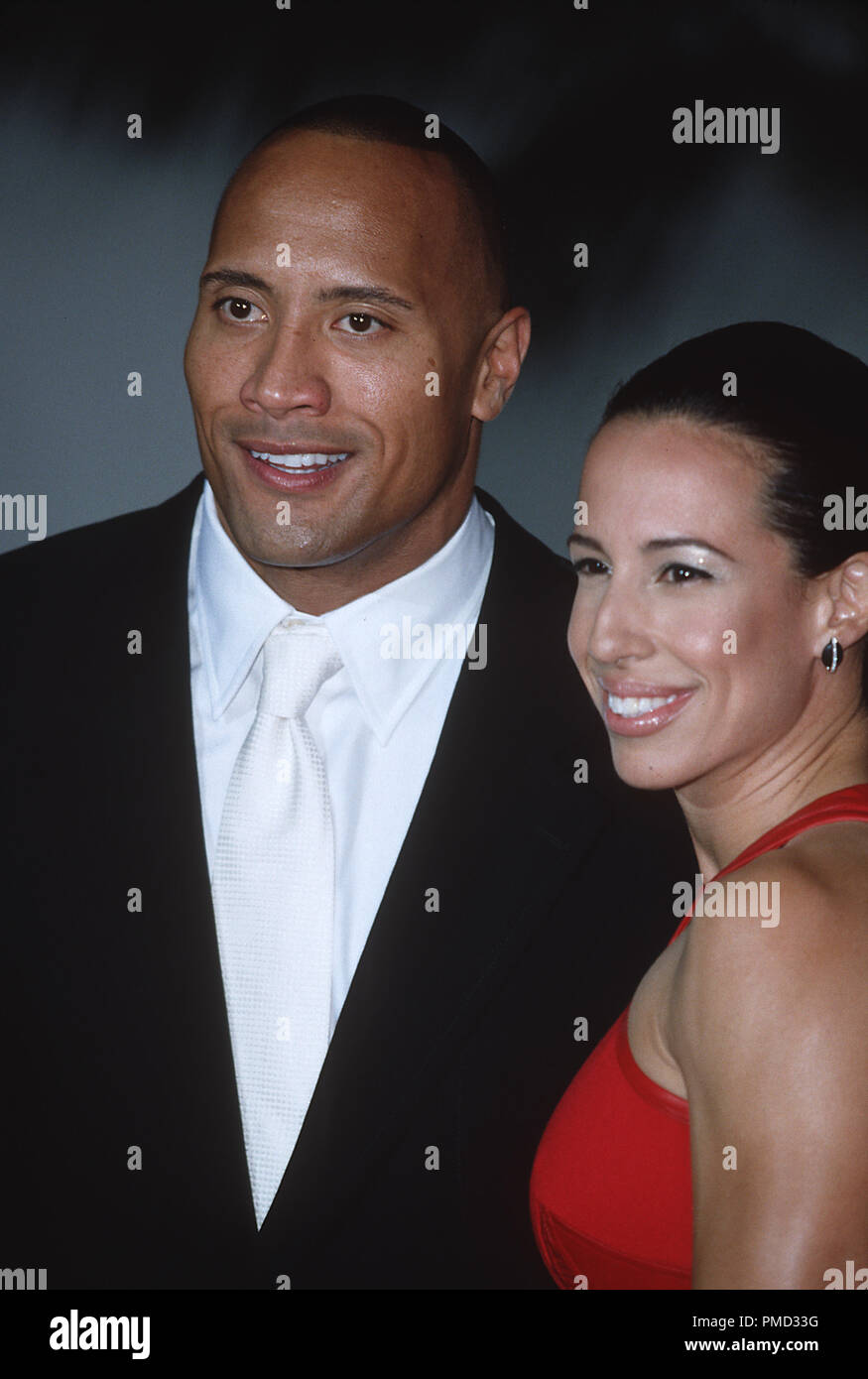 The rock johnson wife dany hi-res stock photography and images - Alamy