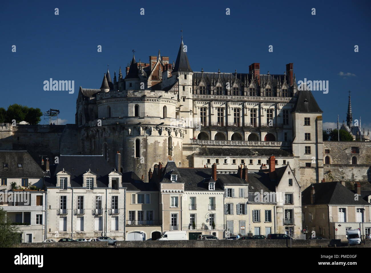 Amboise castle in Loire Valley, France Stock Photo - Alamy