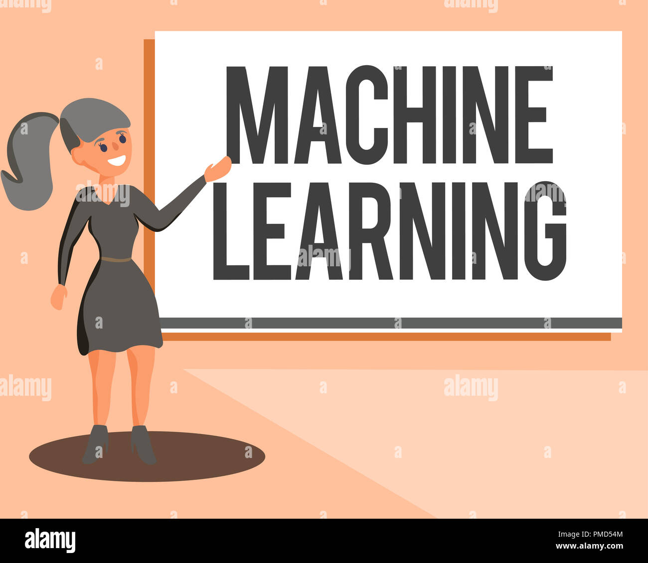 Conceptual hand writing showing Machine Learning. Business photo ...