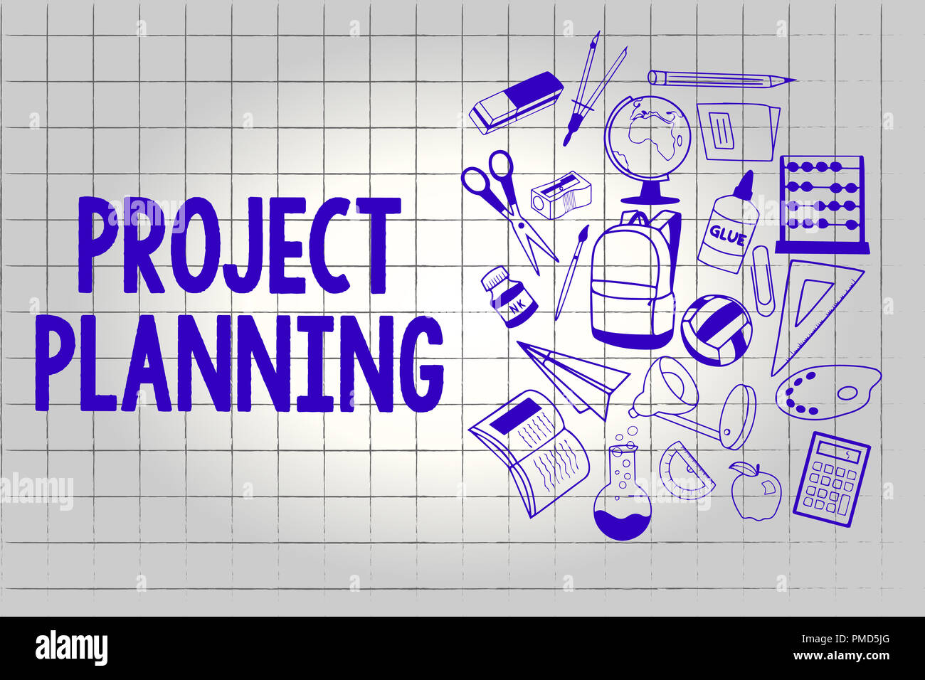 Handwriting text Project Planning. Concept meaning schedules such as ...