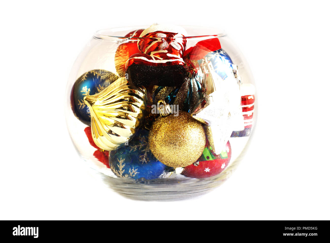 Red glass clear vase Cut Out Stock Images & Pictures - Alamy