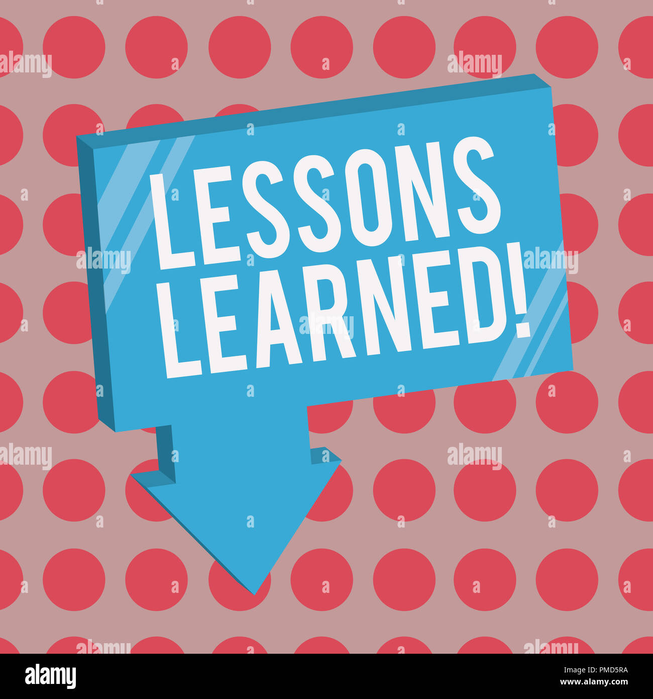 Conceptual hand writing showing Lessons Learned. Business photo text ...