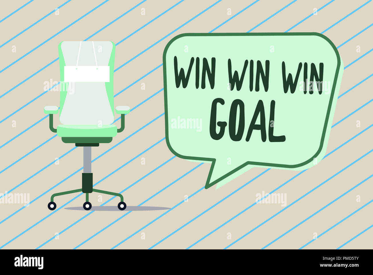 Handwriting text writing Win Win Win Goal. Concept meaning Approach ...