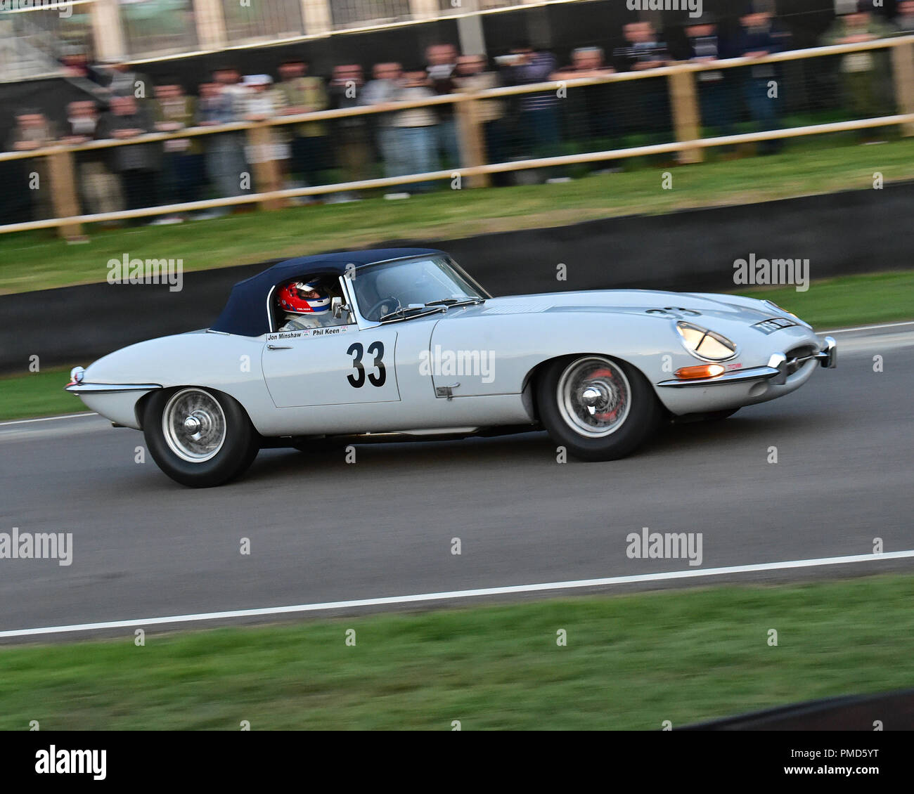 Jon Minshaw, Phil Keen, Jaguar E-Type, Kinrara Trophy, Closed cockpit ...