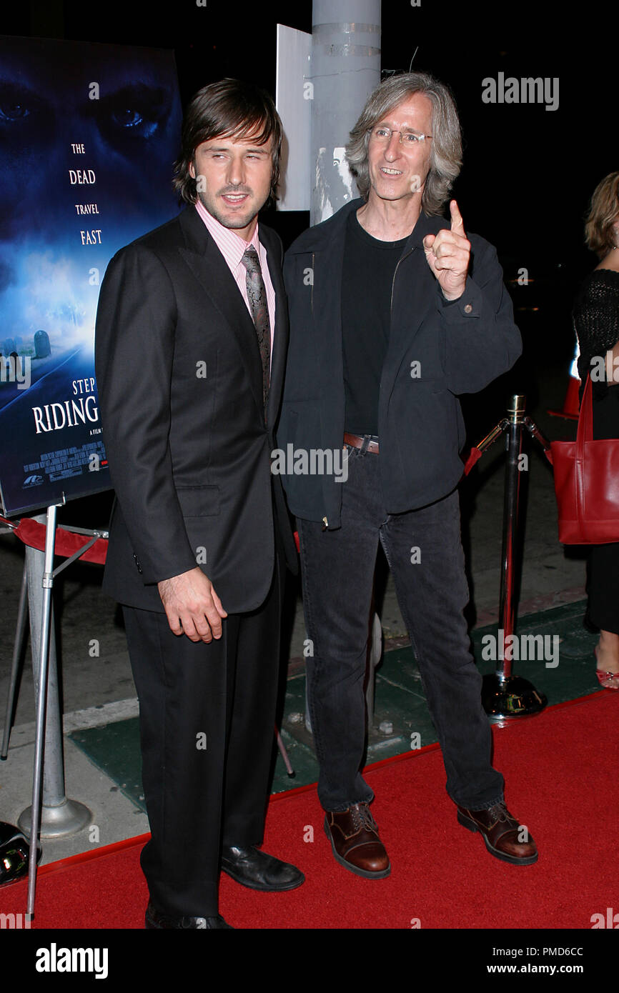 "Riding The Bullet" Premiere 10-04-2004 David Arquette, Mick Garris ...