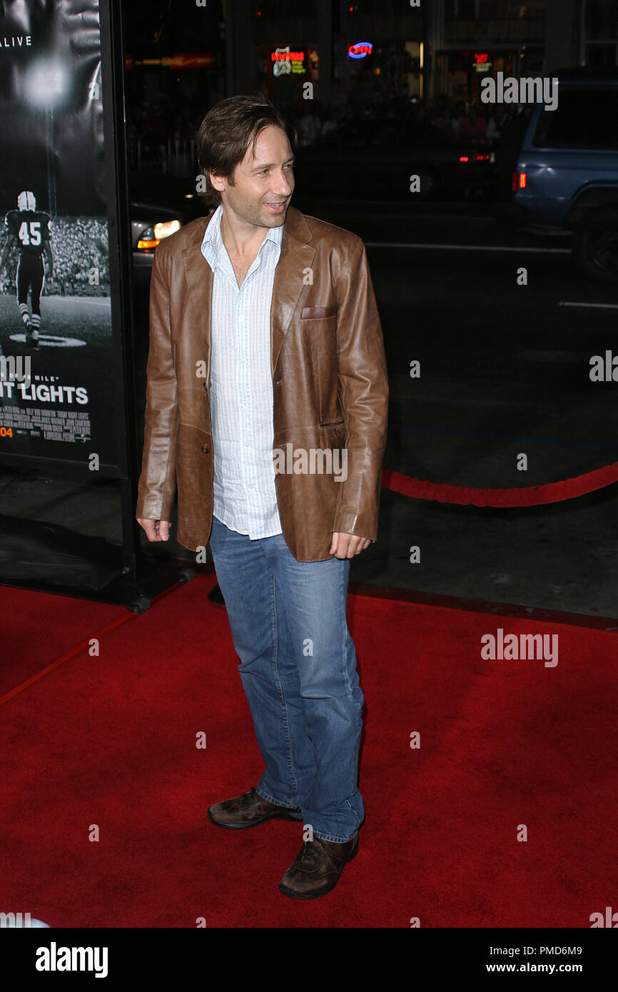 "Friday Night Lights" Premiere 10-06-04 David Duchovny Photo by Joseph ...