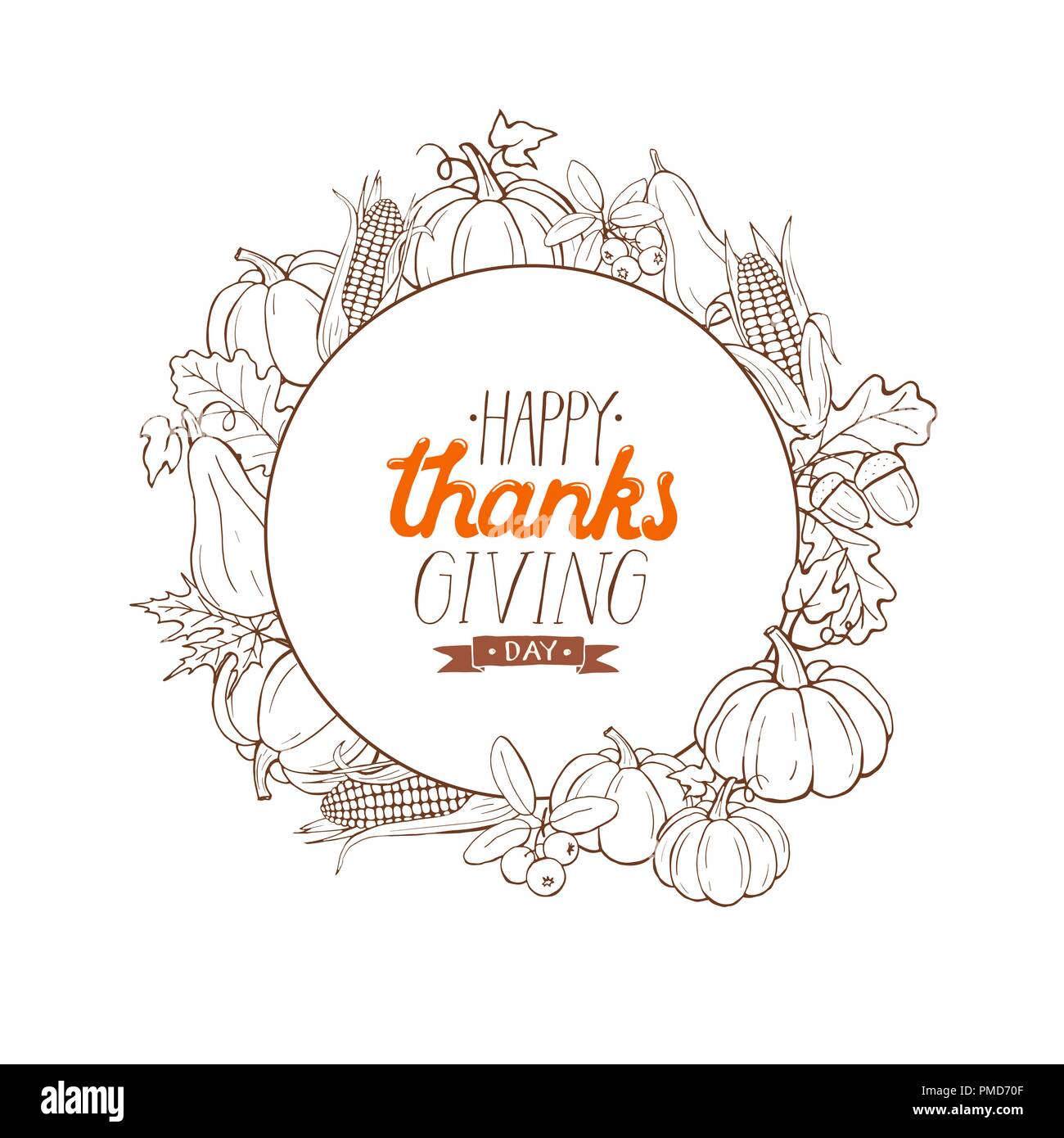 happy thanksgiving poster Stock Vector Image & Art - Alamy