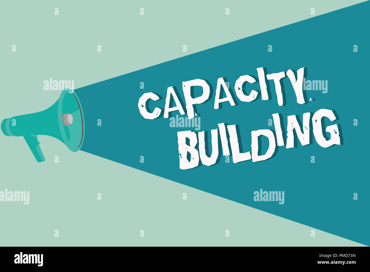 Handwriting text writing Capacity Building. Concept meaning Strengthen ...