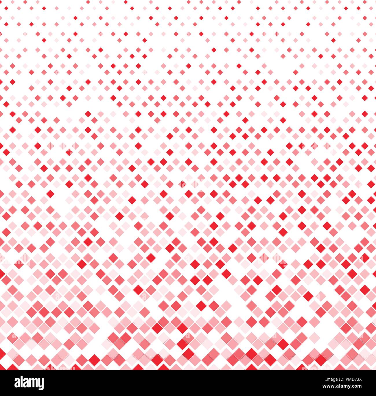 Abstract geometric red squares pattern on white background. Vector ...