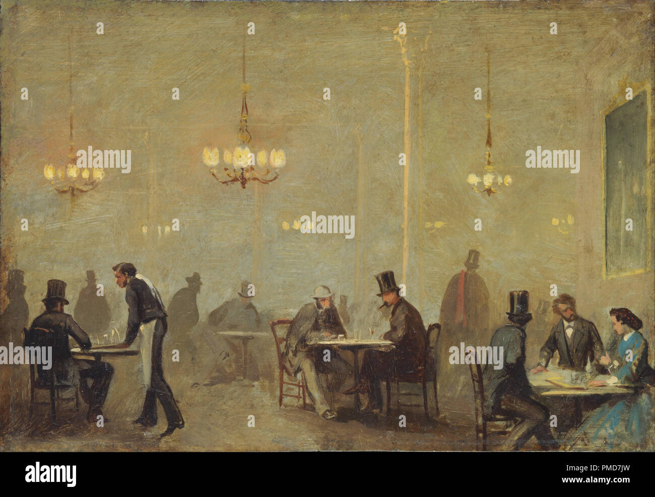 19th century cafe interior in hi-res stock photography and images - Alamy