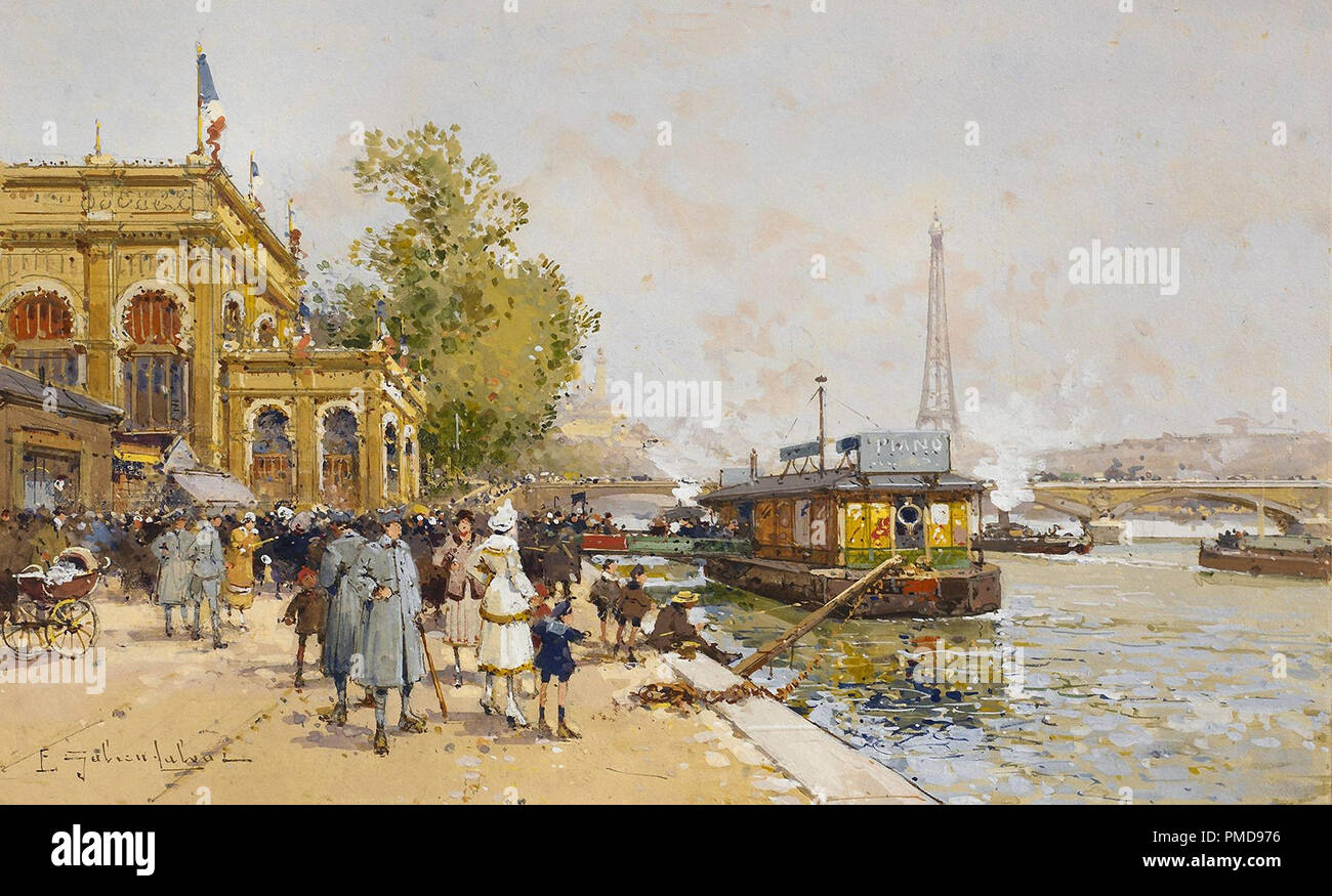 Pont neuf paris painting hi-res stock photography and images - Alamy