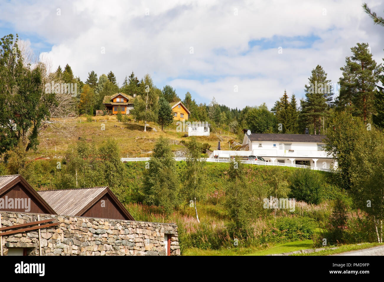 Beautiful rural scene village hi-res stock photography and images - Alamy