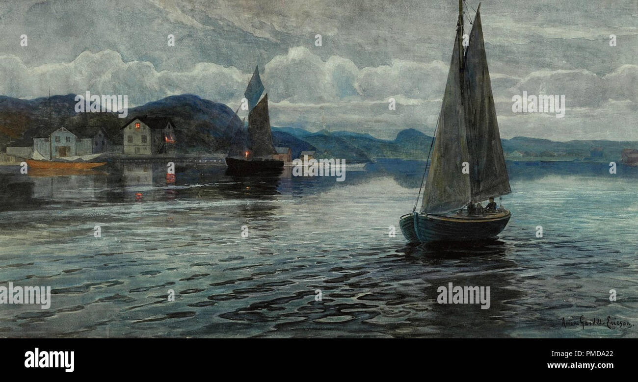 Gardell-Ericson Anna - Mansken over Marstrand 2 Stock Photo - Alamy