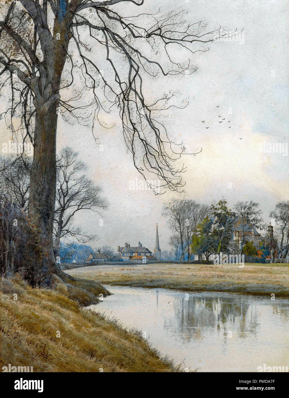 Garden William Fraser - the Manor House by the River Ouse at Hemingford ...