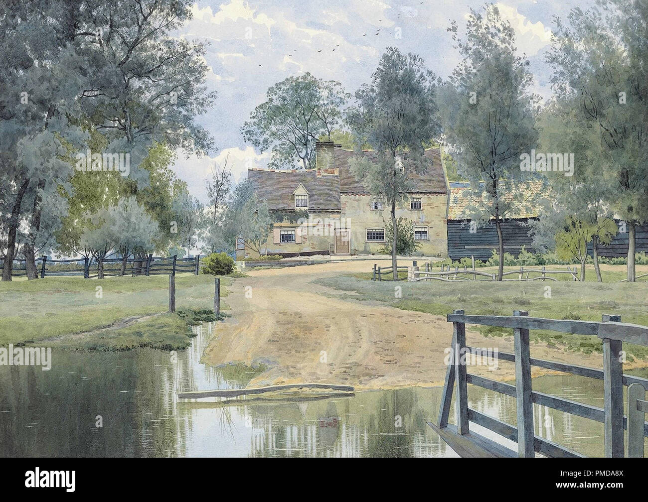 Garden William Fraser - the Pike and Eel Needingworth Huntingdon Stock ...