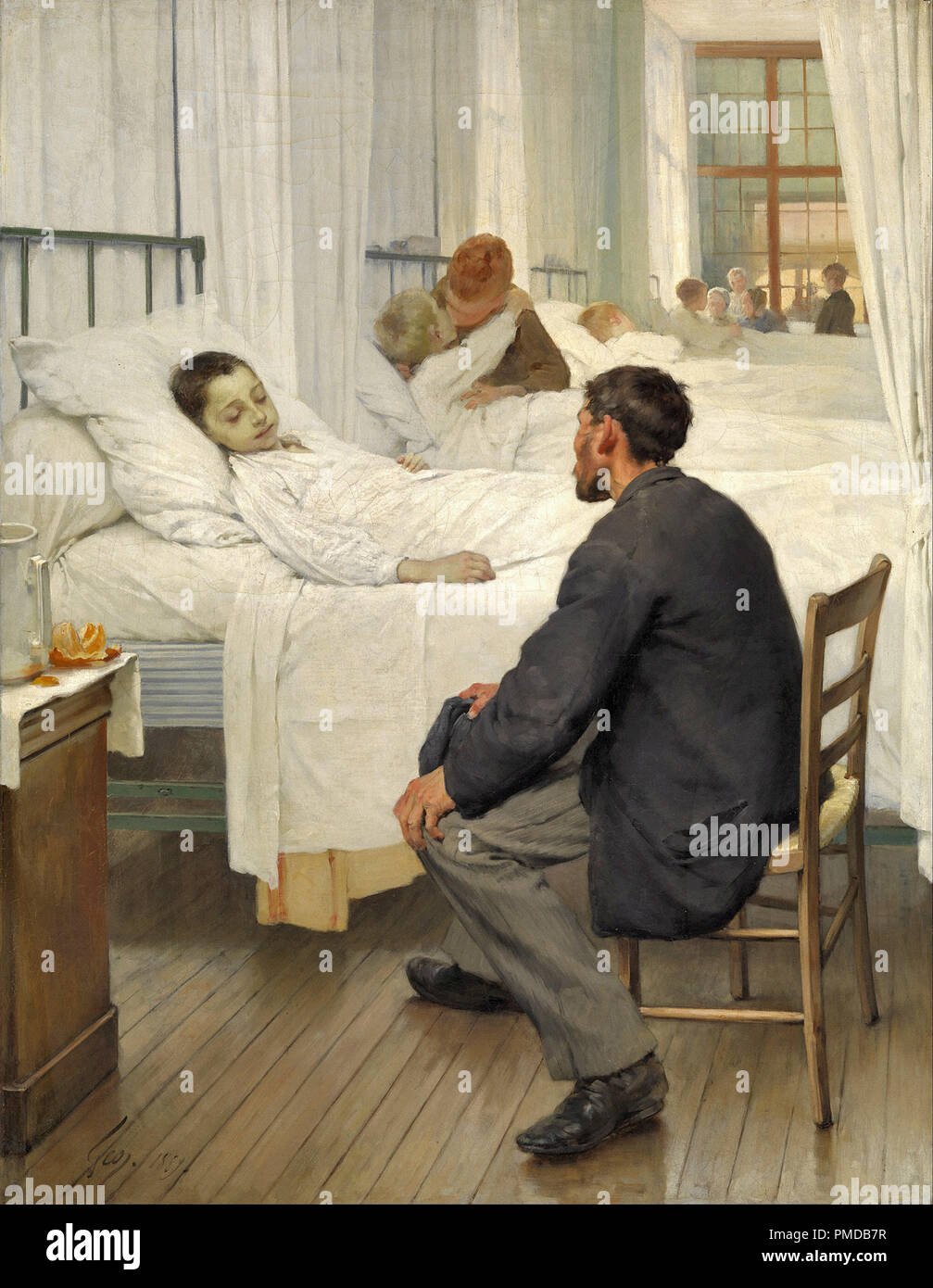 Geoffroy Henri Jules Jean - Visit Day at the Hospital Stock Photo - Alamy