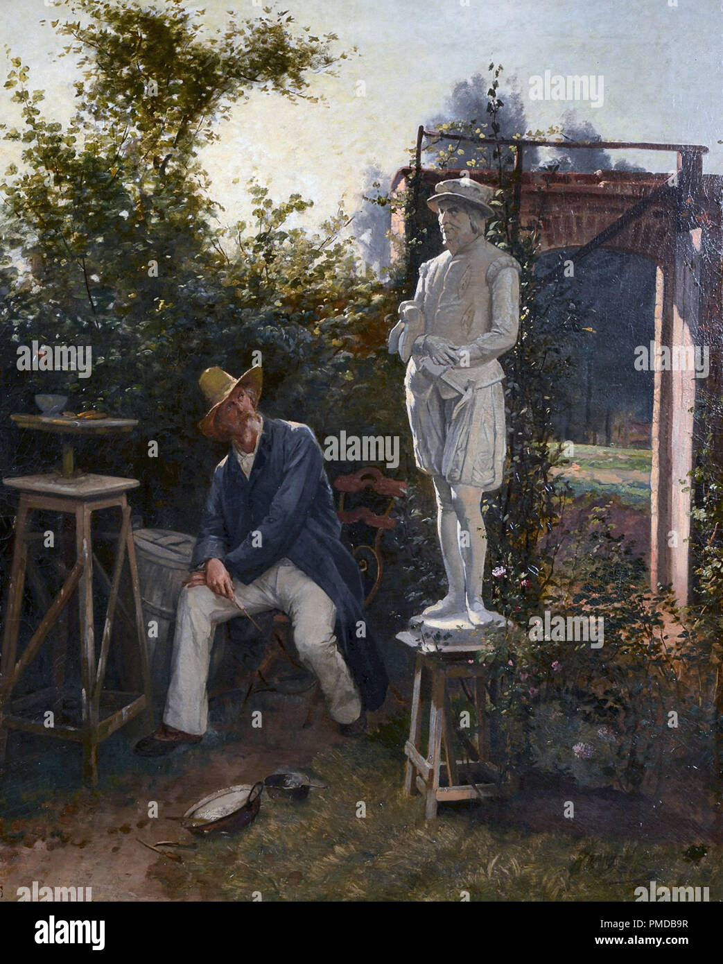 Gerard Theodore - Le Sculpteur Stock Photo - Alamy