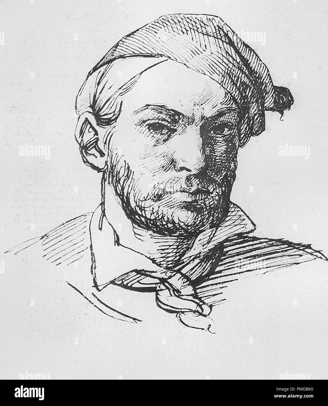 Gericault Théodore - Self Portrait Stock Photo - Alamy