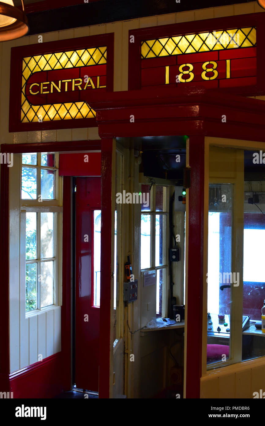Central Tramway control room at Scarborough, North Yorkshire Moors ...