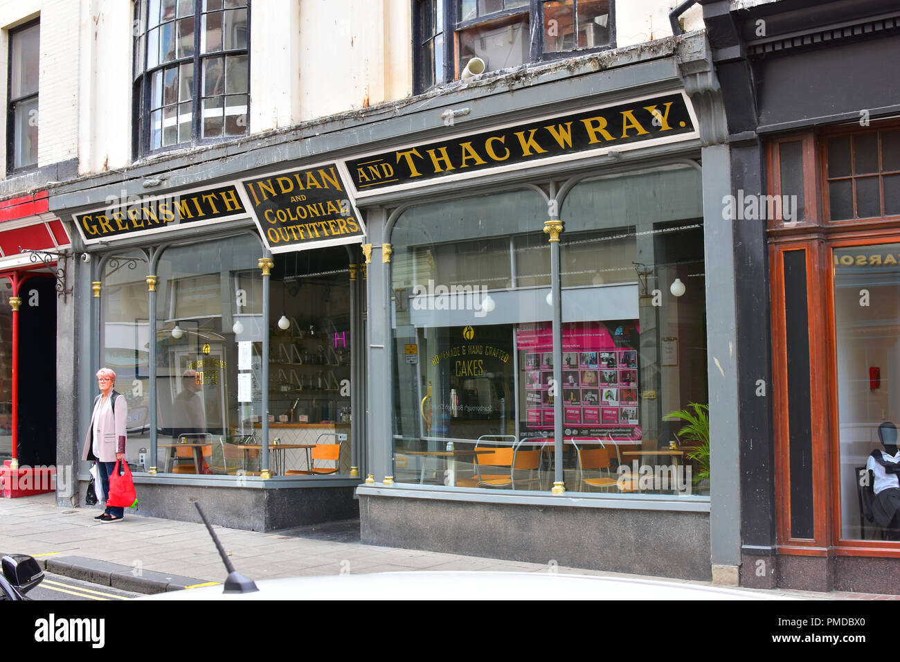 Old Colonial outfitters shop on St Nicholas Street, Scarborough, North ...
