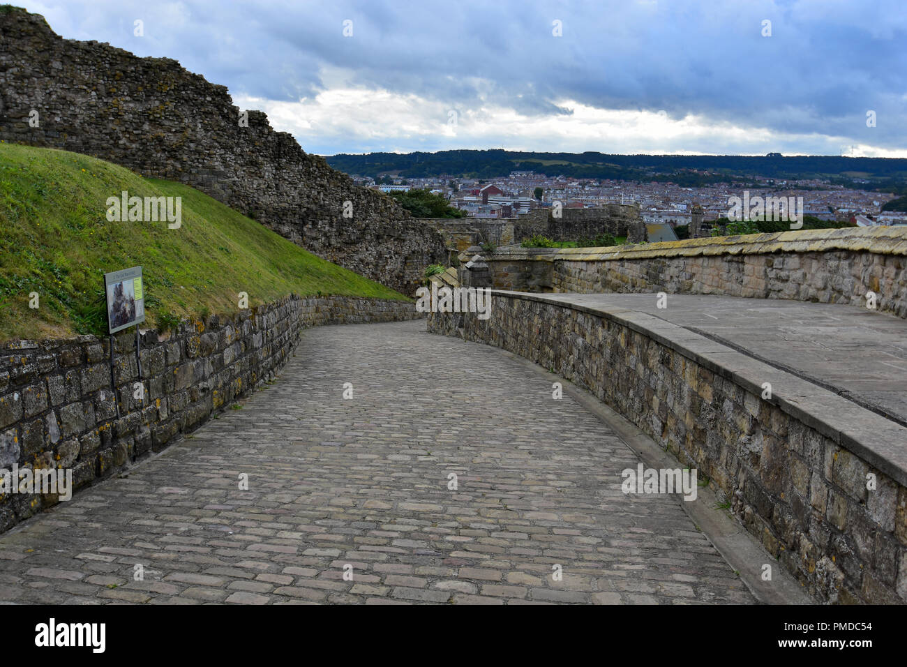 Scarborough Castle, North Yorkshire Moors, England UK Stock Photo - Alamy