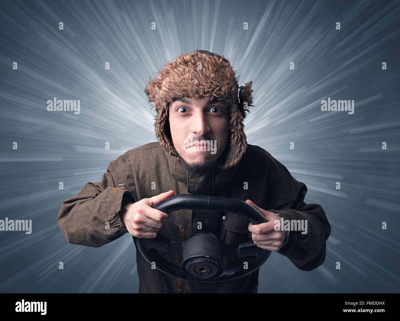 Man Behind Steering Wheel High Resolution Stock Photography and Images ...