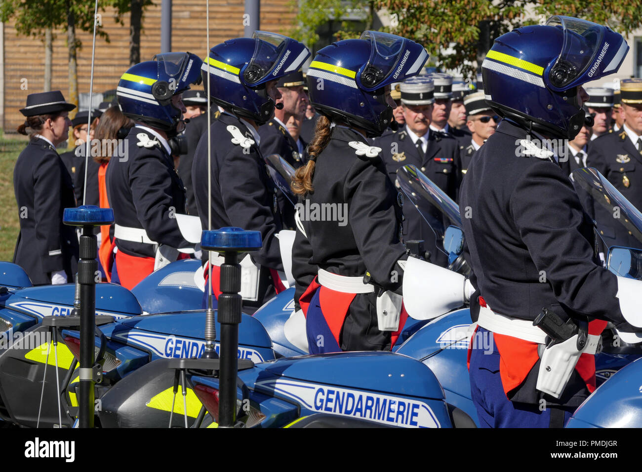 Motards de la gendarmerie hi-res stock photography and images - Alamy