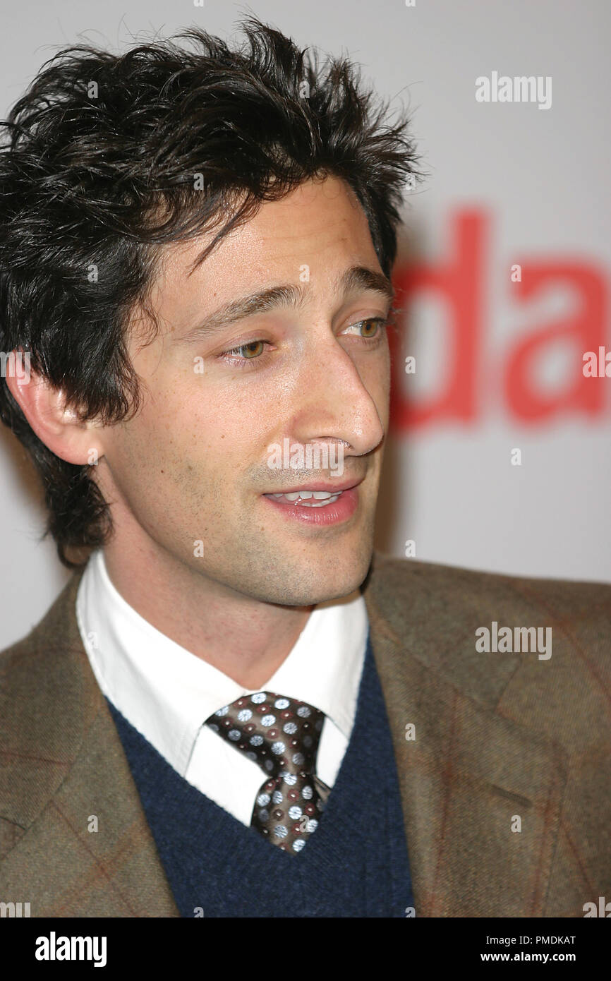 "Cold Mountain" Premiere 12-07-2003 Adrien Brody Photo by Joseph ...