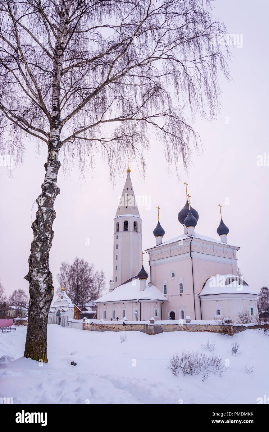 Church of the Resurrection of Christ on a Winter Day in Vyatskoye ...