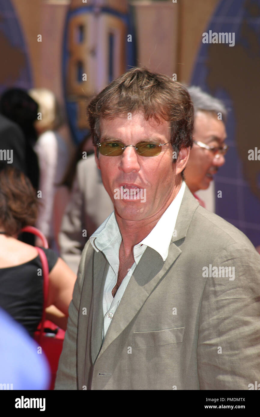 Around the World in 80 (Eighty) Days Premiere 6-13-2004 Dennis Quaid ...