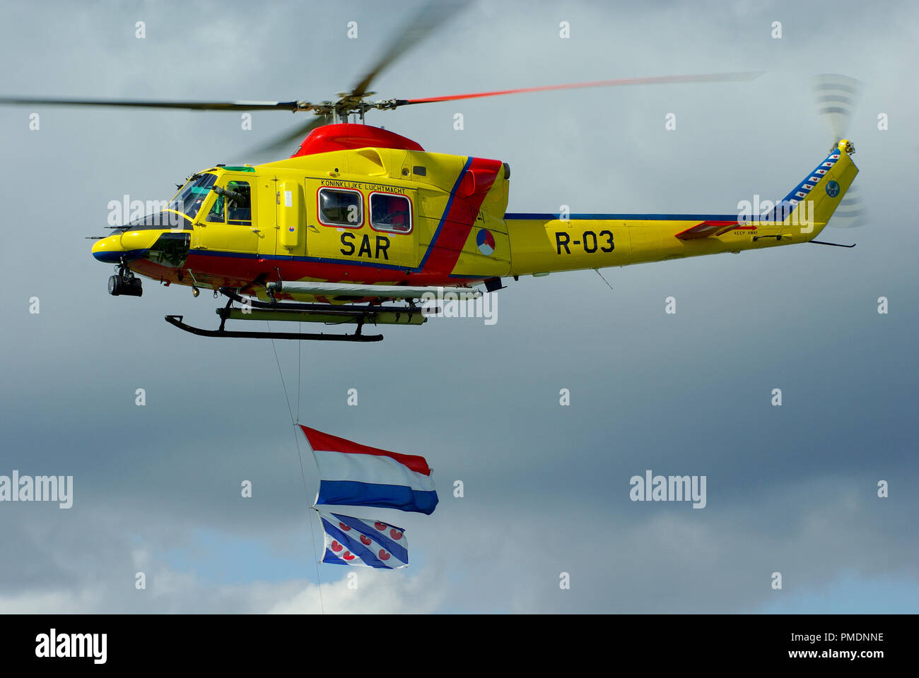 Royal Netherlands Air Force SAR Search and Rescue helicopter. 303 ...