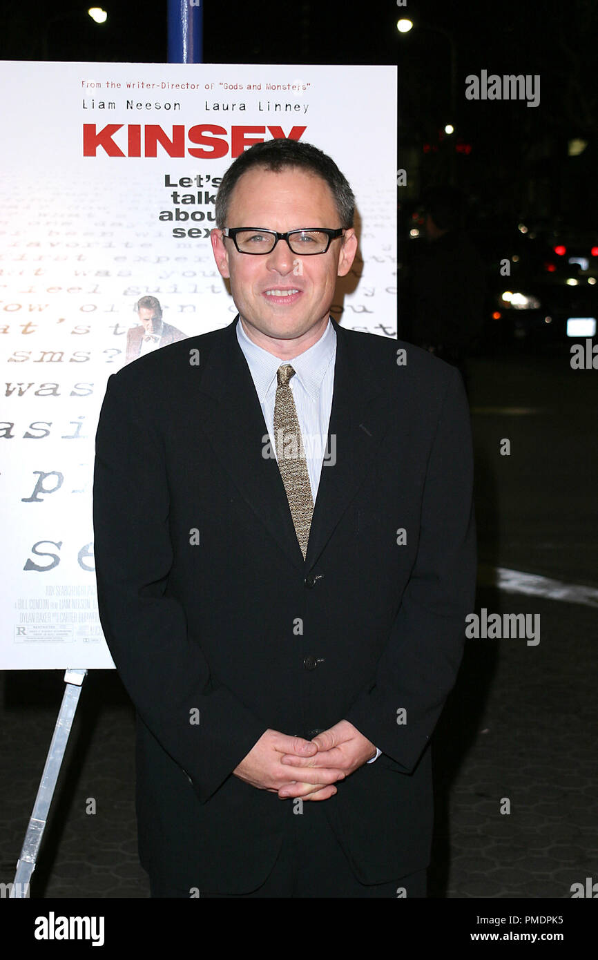 Kinsey Premiere 11-08-2004 Director Bill Condon Photo by Joseph ...