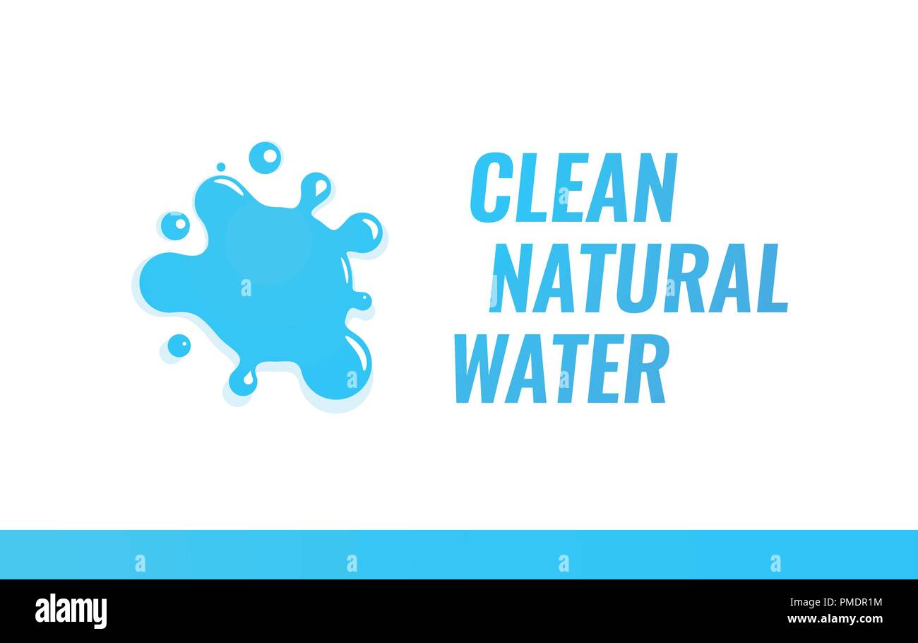Logo for Unbottled Dispensing Clean Natural Water - Vector Illustration ...