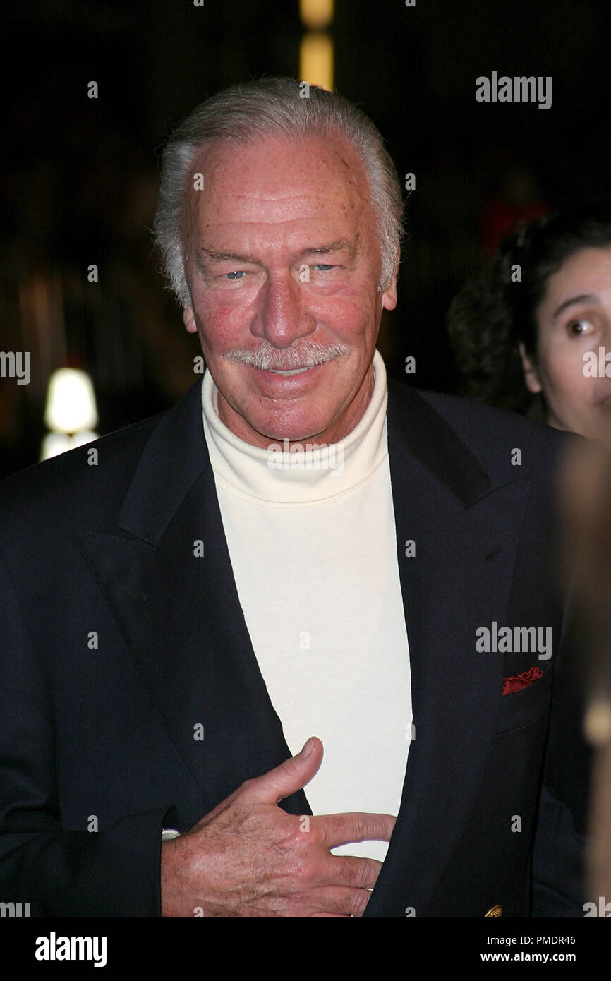 Alexander Premiere 11-16-2004 Christopher Plummer Photo by Joseph ...