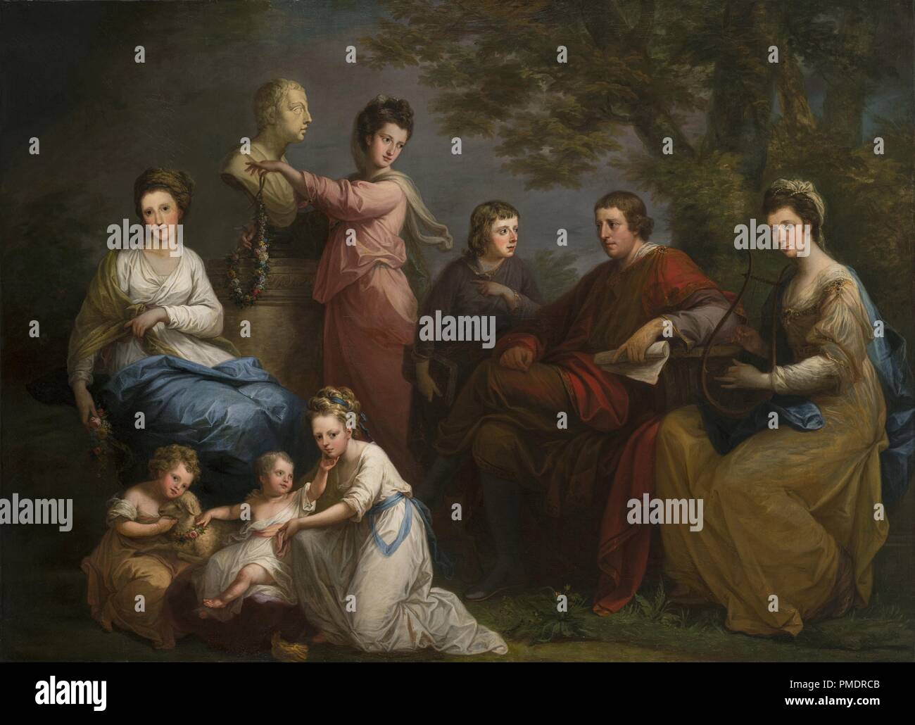 The Family of the Earl of Gower. Date/Period: 1772. Painting. Oil on ...