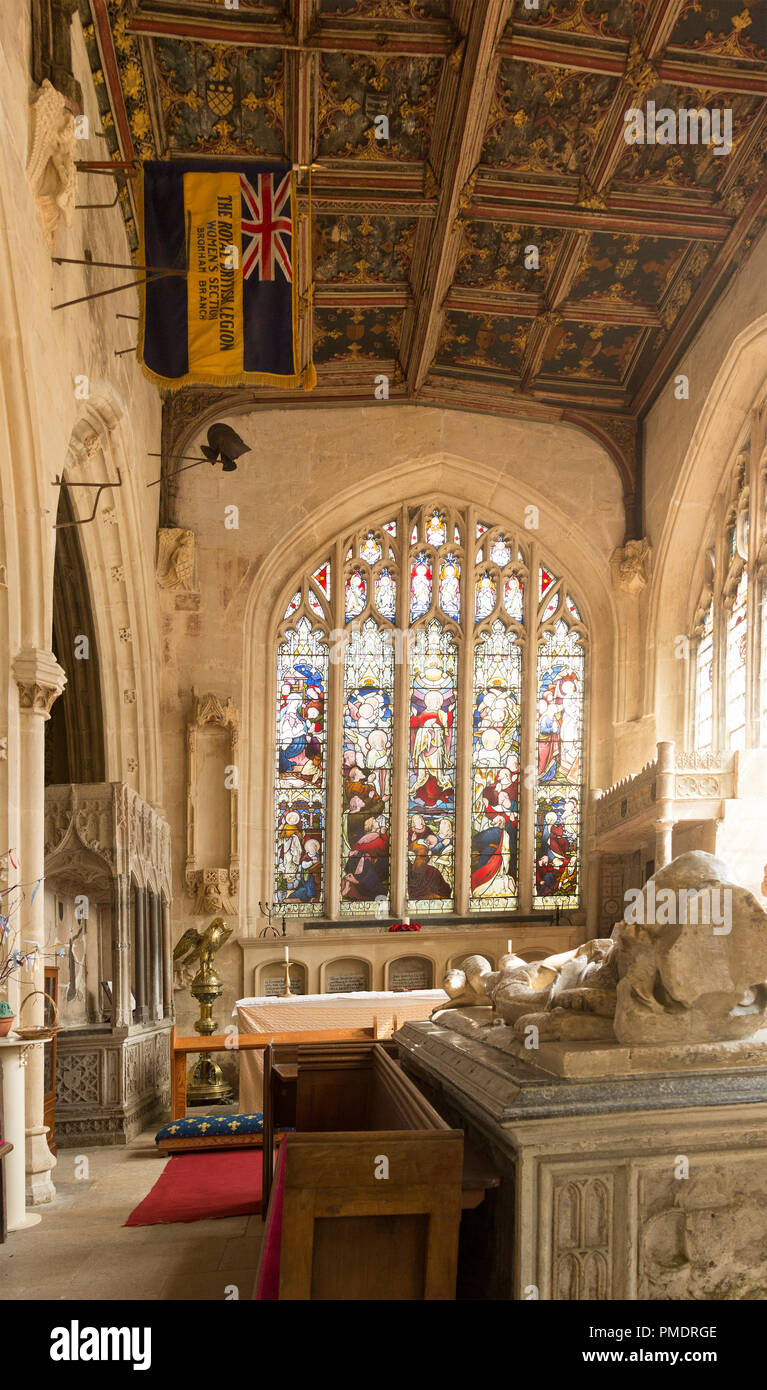 Tomb of Sir Roger Tocotes, fifteenth century chantry chapel, Church of ...